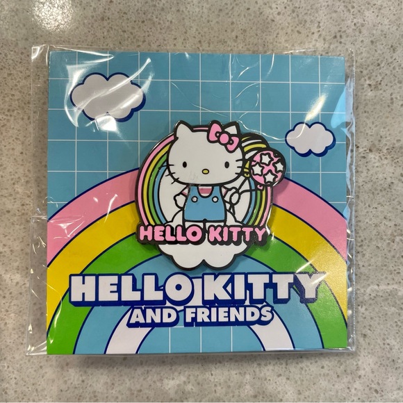 Hello Kitty | Accessories | New Hello Kitty Metallic Enamel Pin Sanrio ...